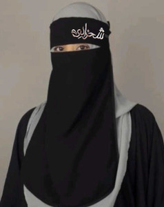 Dhyeyu Chiffon, Georgette Solid, Self Design Naqab Price in India - Buy ...