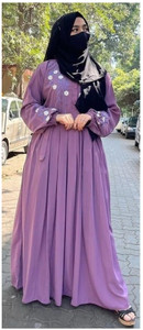 maabaya Polyester Self Design Abaya With Hijab Price in India - Buy ...