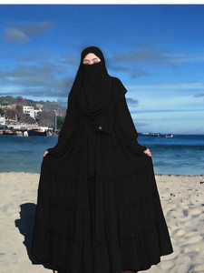 HAYA COLLECTION Kashibo, Cotton Blend Burqa With Hijab Price in India ...