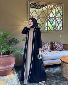 maabaya Nida Matte Self Design Burqa With Hijab Price in India - Buy ...