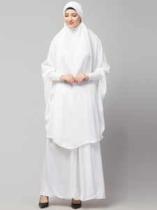 Nazneen Nida Matte Solid Abaya Price in India - Buy Nazneen Nida Matte ...