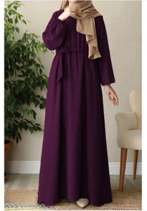 Shama Collection Cotton Blend Solid Burqa Price in India - Buy Shama ...