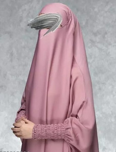 kashaf store Cotton Silk Self Design, Solid Burqa With Hijab Price in ...