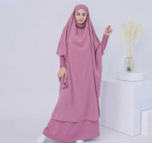 Emaan Outfit Nida Matte Self Design, Houndstooth Abaya With Hijab Price ...