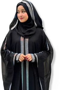 ZUZUU Nida Matte Burqa With Hijab Price in India - Buy ZUZUU Nida Matte ...