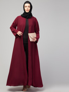 Nazneen Nida Matte Solid Burqa Price in India - Buy Nazneen Nida Matte ...