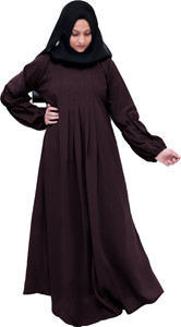 FFFASHIONHOUSE Polyester Self Design Burqa With Hijab Price in India ...