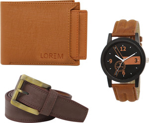 Zabby Allen Belt, Wallet & Watch Combo Price in India - Buy Zabby Allen ...