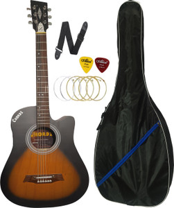Chordz 38 inch Acoustic Guitar with Truss Rod for Begineer Acoustic ...