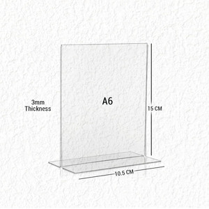 Designholic A6 Acrylic Display Stand 15.5 cm Acrylic Sheet Price in ...