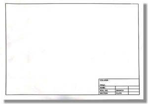 DUSHALA A2 size Engineering drawing 40 sheets 594 mm Acrylic Sheet ...