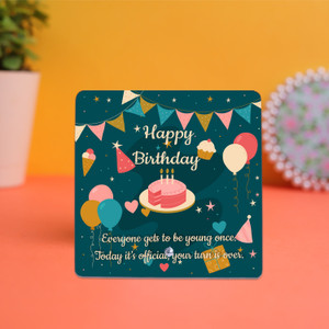 Royals of Sawaigarh Happy Birthday Printed With Beautiful Message Table ...