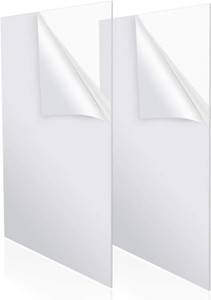 smyalifox Transparent Sheets - Panels for Glass Art, and Craft Projects ...