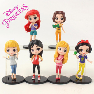Mubco 6pcs Princess Characters Avatar Style Doll Figure Mini Model ...