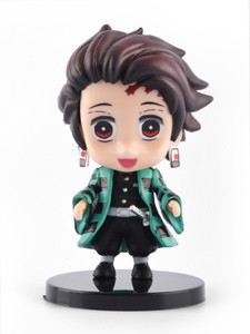 ComicSense Demon Slayer Anime Action Figure, Tanjiro Sword Slayer Chibi ...