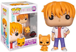 Funko POP! Animation #888 - Fruits Basket Kyo with Cat Exclusive - POP ...