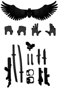 CERO T13 Action Figures Fidget Dummy 13 Weapons Pack with Wings Hands ...