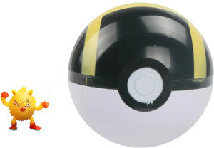 Delite Super Pokemon Catch POKE Ball Random Color Cute Tiny Toy Cartoon ...