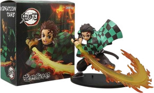 WHITE POPCORN Limited Edition Anime Action Figure Tanjiro Fire Sword ...