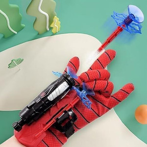 ToyLoom Studio Real Spiderman web shooter gadgets with sticky wall soft ...