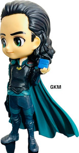 GKM Avengers Loki Action Figure Q posket for Car,Office Table (Type ii ...