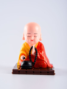 ComicSense Buddha Solar Bobblehead Figures Moving Head & Hand Lucky ...