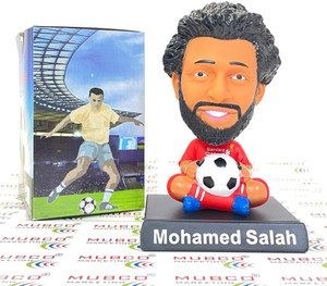Mubco Mohamed Salah Bobble Head Figure Car Dashboard Decorations Phone ...