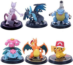Tinion Pokemon (Set of 6) Action Figure Miniature Doll (Toy Figure ...