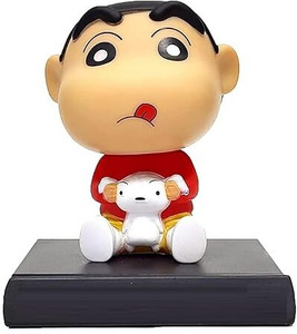 GKM Famous Shinchan & Shiro action figure bobblehead for cars & office ...