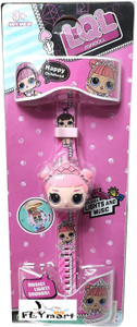 FLYmart Mini LQL Doll Face ToyWatch Music & Led Rotating| Wearable toy ...