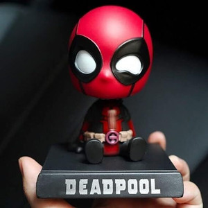 GKM Deadpool Bobblehead Action Figure Bobble Head Car Accessory ...