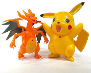 Mubco Pokemon Pikachu & Charizard Figure Cartoon Character Toys Kids ...