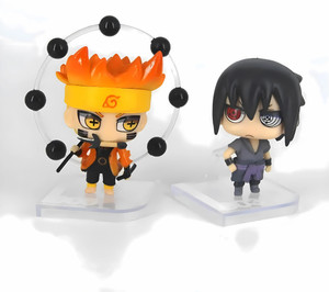 Realmkart Naruto Chibi Action Figure Sage,Sasuke Sharingan Naruto Anime ...