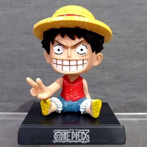 AL ATASH One Piece Luffy Bobblehead Figure, Iconic Anime Collectible ...