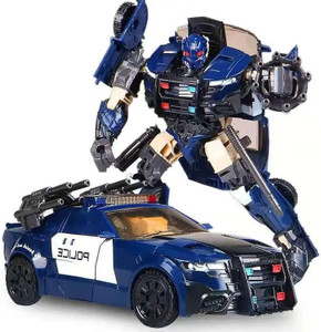 Metaformation 8" Roadblock Transforming Robot Toy – Warrior Truck ...