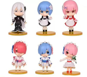 OFFO Re: Zero Set of 6 Action Figure for Home Decors, Office Desk and ...