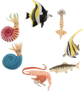 BNF Simulation Ocean Animals Model Figure Educational Toys Red Shrimp ...