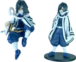 iouche Pack Of Two Anime Action Figure Sitting And Standing OBANAI ...