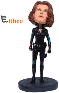EITHEO Black Widow Bubble Head & Standing Action Figure Kids Toys ...