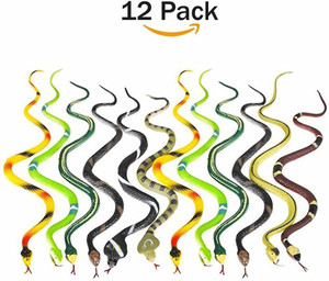 manish Rainforest Snakes - 12 Pack -14 Inches - Snake Toys For Children ...