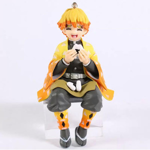 Mubco Demon Slayer Zenitsu Agatsuma Figure Perching Anime PVC Model ...