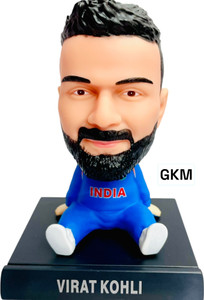 GKM Virat Kohli Sports Cricket Bobble Head for Car Dashboard with ...