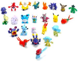 FOZZO-SK Pokemon Cute 24 Pocket Monsters Cartoon Tiny Toys Random ...