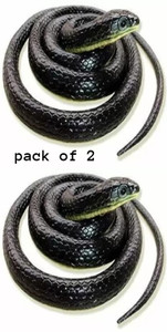 JVTS PACK OF : 2 Snake/Prank Realistic Fake Rubber Snake Prank Fake ...