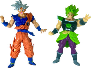 iouche Pack Of Two Anime Action Figure BROLLY - GOKU - ULTRA INSTINCT ...