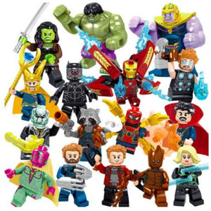 FOZZO-SK 16 in 1 AVENGERS Building Blocks Legoing Tiny Toys Action ...