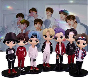 Thrifx Limited Edition Premium BTS Pack of 7 Figures (Multicolor, N = 7 ...