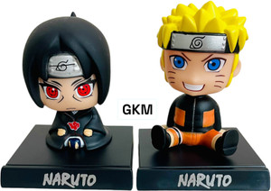 GKM Famous Naruto uzumaki & Itachi uchiha bobblehead action figure ...