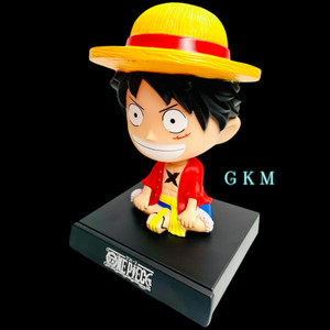 GKM Luffy One Piece Bobblehead Action Figure (Monkey D Luffy) (Design ...
