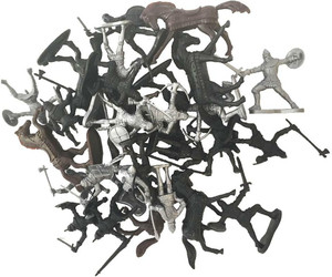 BNF Medieval Knights Warhorse Soldiers Model Simulation Ancient Soldier ...